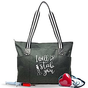 Nurse Bags and Totes for Work - Nursing Bags for Nurses - Nurse Bag, Medic Tote, Clinic Bag for Nursing Students, Nursing Bag, CNA Bags, RN Bags, RN Tote, Nurse Gifts for Women, Graduation