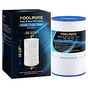 POOLPURE PAP75 Pool Filter Replaces Pentair CC75, PAP75, Ultral-C2, R173214, 59054100, Unicel C-9407, Filbur FC-0685, 590541, 75 sq.ft Filter Cartridge 1 Pack