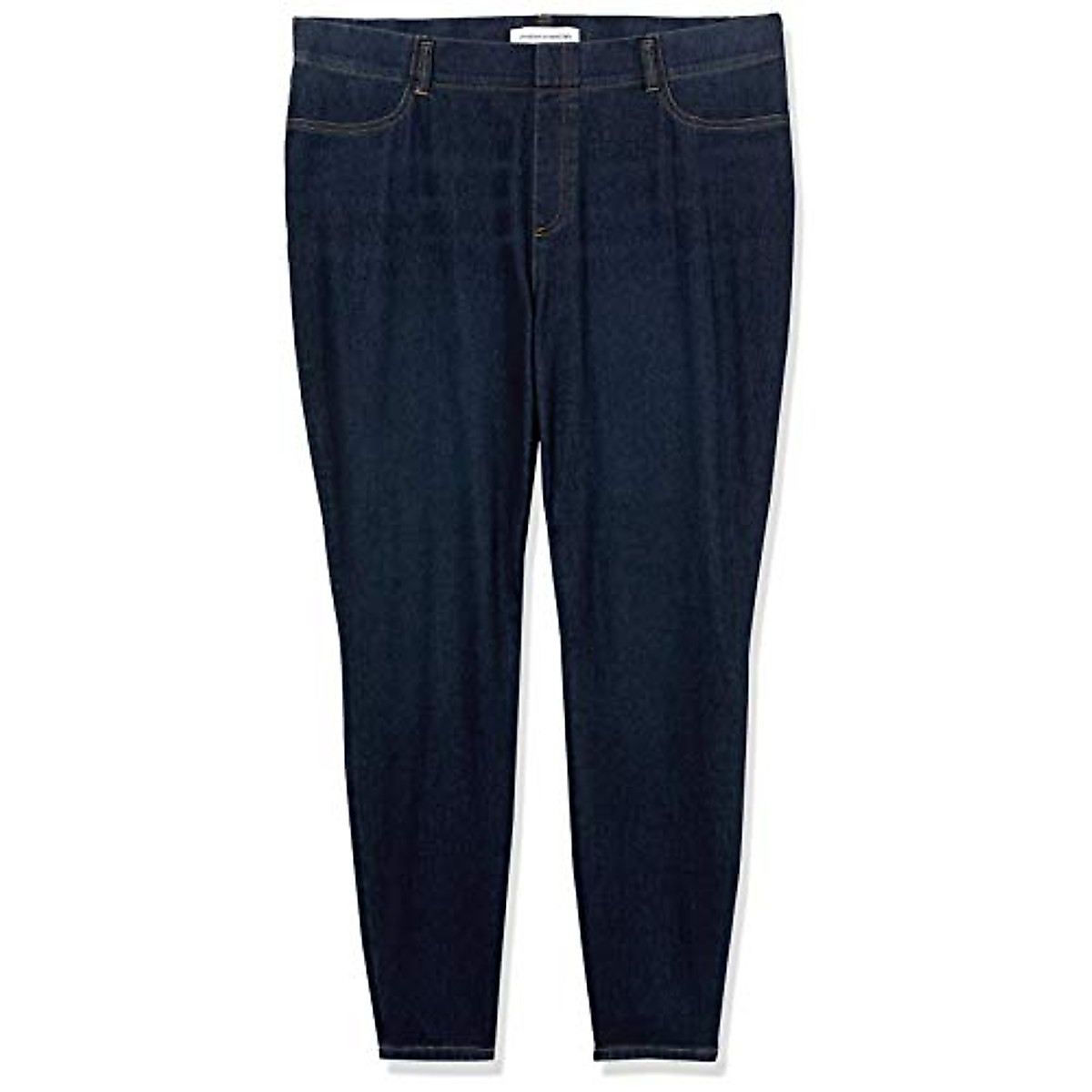 Amazon Essentials Women's Pull-On Knit Jegging (Available in Plus Size), Dark Wash, Medium Short