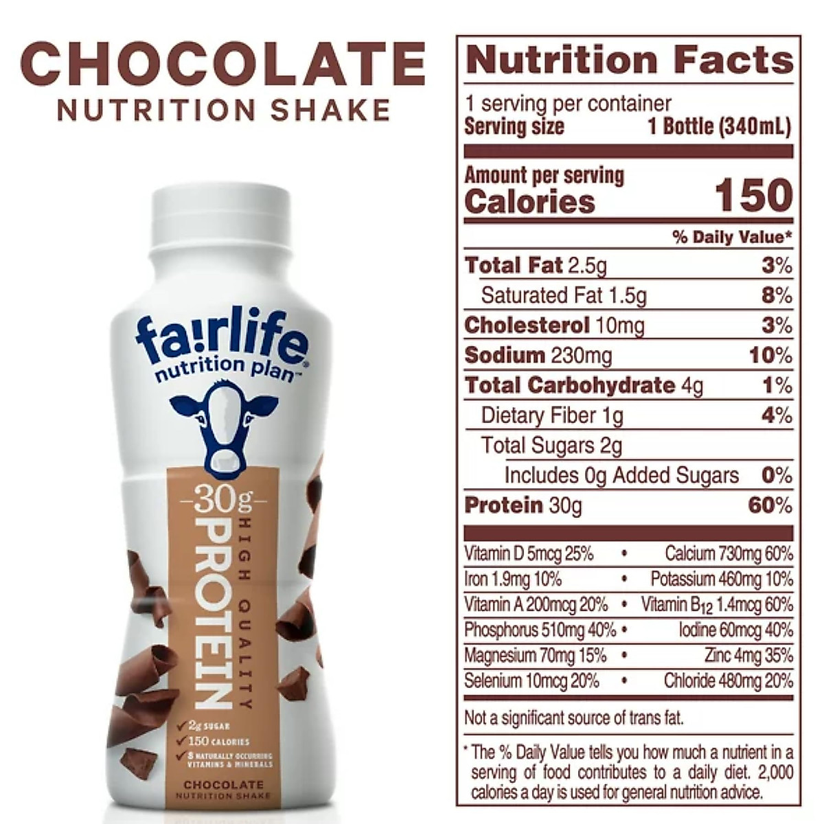 Fairlife Protein Shakes Ready to Drink |Nutrition Plan Protein Shake Chocolate with 30g of High Protein Nutrition Shake| Core Power Elite |Fair life Protein Shakes is Lactose Free,11.5 Fl Oz Pack of 6 | Every Order is Elegantly Packaged in a Signature BET