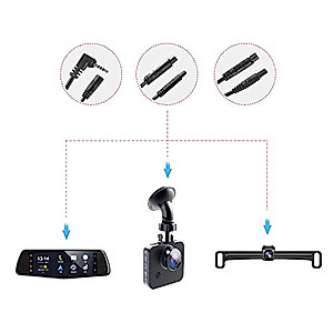 PixelMan Backup Camera Extension Cable,10ft 4 Pin Male to Female Rear View Camera Extension Cord for Dash Cam Mirror Cam Rearview Camera,Reverse Camera Wire for Car Pickup Truck SUV Van RV Trailer