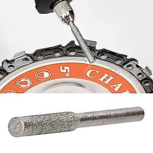 Hyuduo 20PCS Chainsaw Sharpener Burr Grinding Head Set for Efficient and Flexible Sharpening (4mm)