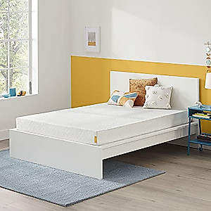 Simmons - Gel Memory Foam Mattress - 7 Inch, Queen Size, Firm Feel, Motion Isolating, Moisture Wicking Cover, CertiPur-US Certified, 100-Night Trial