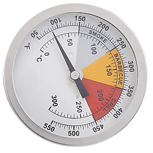 Candy/Deep Fry Thermometer, Cooking Pointer Thermometer Kitchen Thermometer 0‑300℃ 1/2in NPT Stainless Steel for