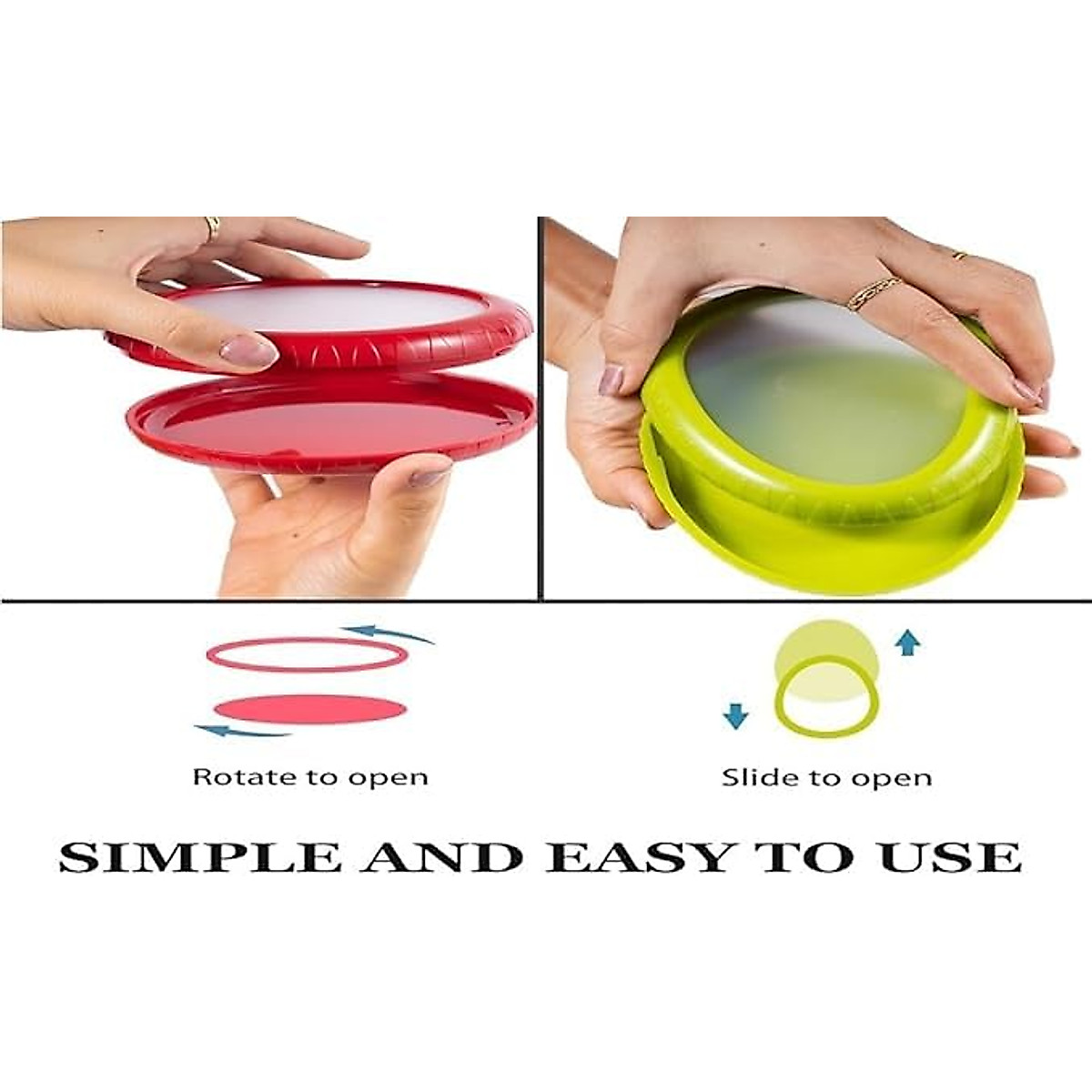 Generic Silicone Fruit Storage Containers For Fridge, Food Storage Containers Fruit And Vegetable Anti-Oxidation Storage Box Ideal For Garlic, Onions, Lemons, And Potatoes (Set Of 4)