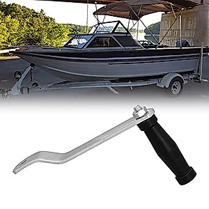Replacement Winch Handle Acouto Ergonomic Winch Handle Crank Comfortable Grip Replacement Accessory for Boat Trailer Marine Sailboat