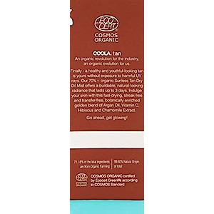 COOLA Organic Sunless Self Tanner Dry Oil Mist, Dermatologist Tested Anti-Aging Skin Care, Vegan and Non-GMO, Piña Colada, 3.4 Fl Oz