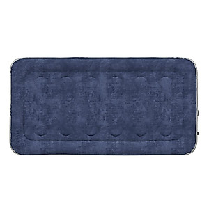 Flash Furniture Kellos 18 inch Air Mattress with ETL Certified Internal Electric Pump and Carrying Case - Twin,Blue