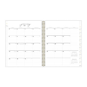 Blue Sky Life Note It 2023 Weekly and Monthly Planner Notes, 8.5" x 11", Frosted Cover, Wirebound, Leah (139479-23)