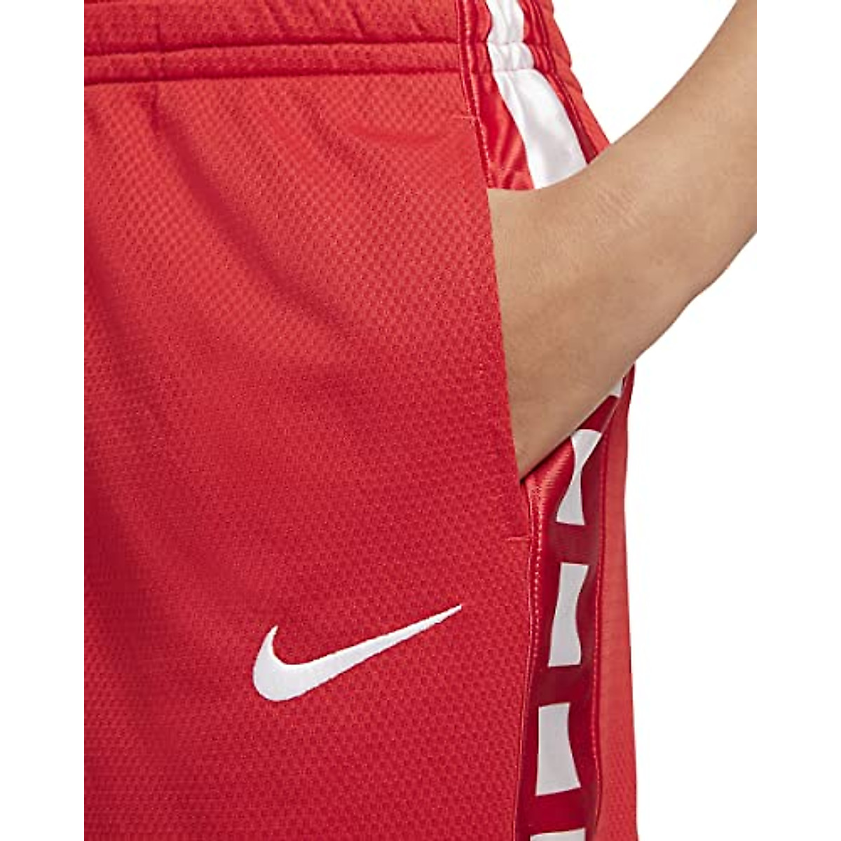 Nike Boy's Dry Shorts Elite Stripe (Little Kids/Big Kids) University Red/White LG (14-16 Big Kid)