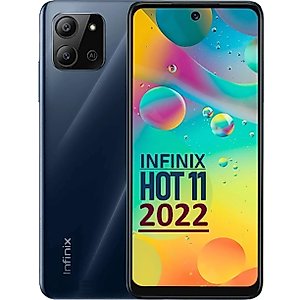 Infinix Hot 11 (X675) Dual SIM,64 GB 4GB RAM, Factory Unlocked GSM, International Version - No Warranty - (Polar Black)
