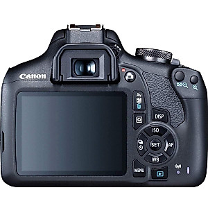 Canon EOS 2000D / Rebel T7 DSLR Camera w/EF-S 18-55mm f/3.5-5.6 Lens 3 Lens Kit Bundled with 128GB Memory + Wide Angle Lens + Telephoto Lens + Flash + More