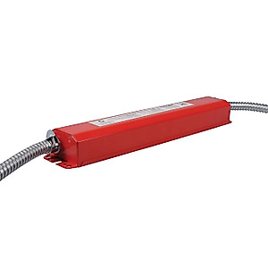 NICOR Lighting 8W LED Emergency Battery Backup Driver Universal (EMB80-10-UNV) , Red