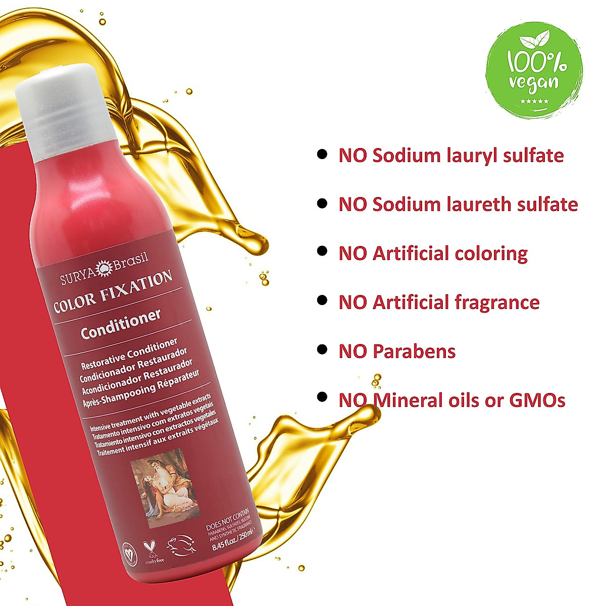 Surya Brasil Color Fixation, Restorative Conditioner 8.45 oz