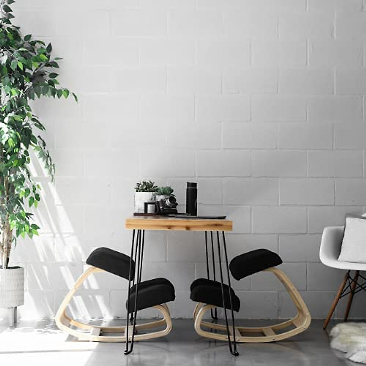 Sleekform Austin Kneeling Chair - Home Office Ergonomic Computer Desk Stool For Active Sitting