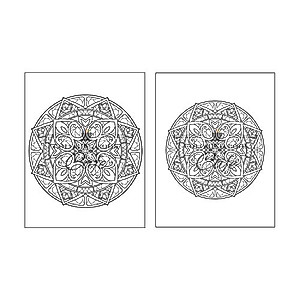 125 Mandalas: An Adult Coloring Book Featuring 125 of the World’s Most Beautiful Mandalas for Stress Relief and Relaxation (Mandala Coloring Books)