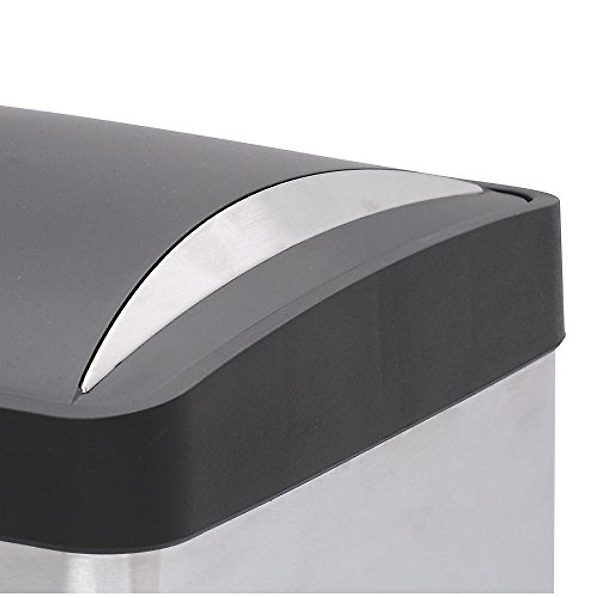 Step N' Sort The 16 Gal. 2-Compartment Stainless Steel Trash and Recycling Bin