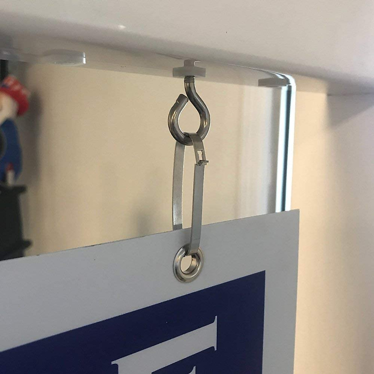 4Ever Products Vinyl PVC Real Estate Sign Post - White - 6' Tall Post White 47" Arm (2 Pack - Save $5.99)