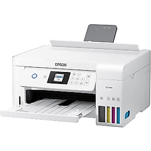 Epson EcoTank ET 2760 Wireless Color Inkjet Cartridge-Free All-in-One Supertank Printer, Mobile Print, Copy Scan, Auto 2-Sided Printing, Voice Activated, with Bonus Black Ink