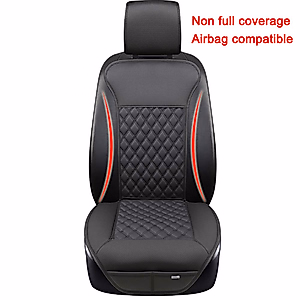 Black Panther Car Seat Cover, Luxury Car Protector, Universal Anti-Slip Driver Seat Cover with Backrest(1 Piece, Black)