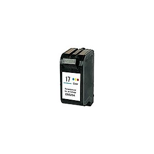 3 Pack OfficeMax Remanufactured Color Ink Cartridge Replacement for HP 17 (C6625)