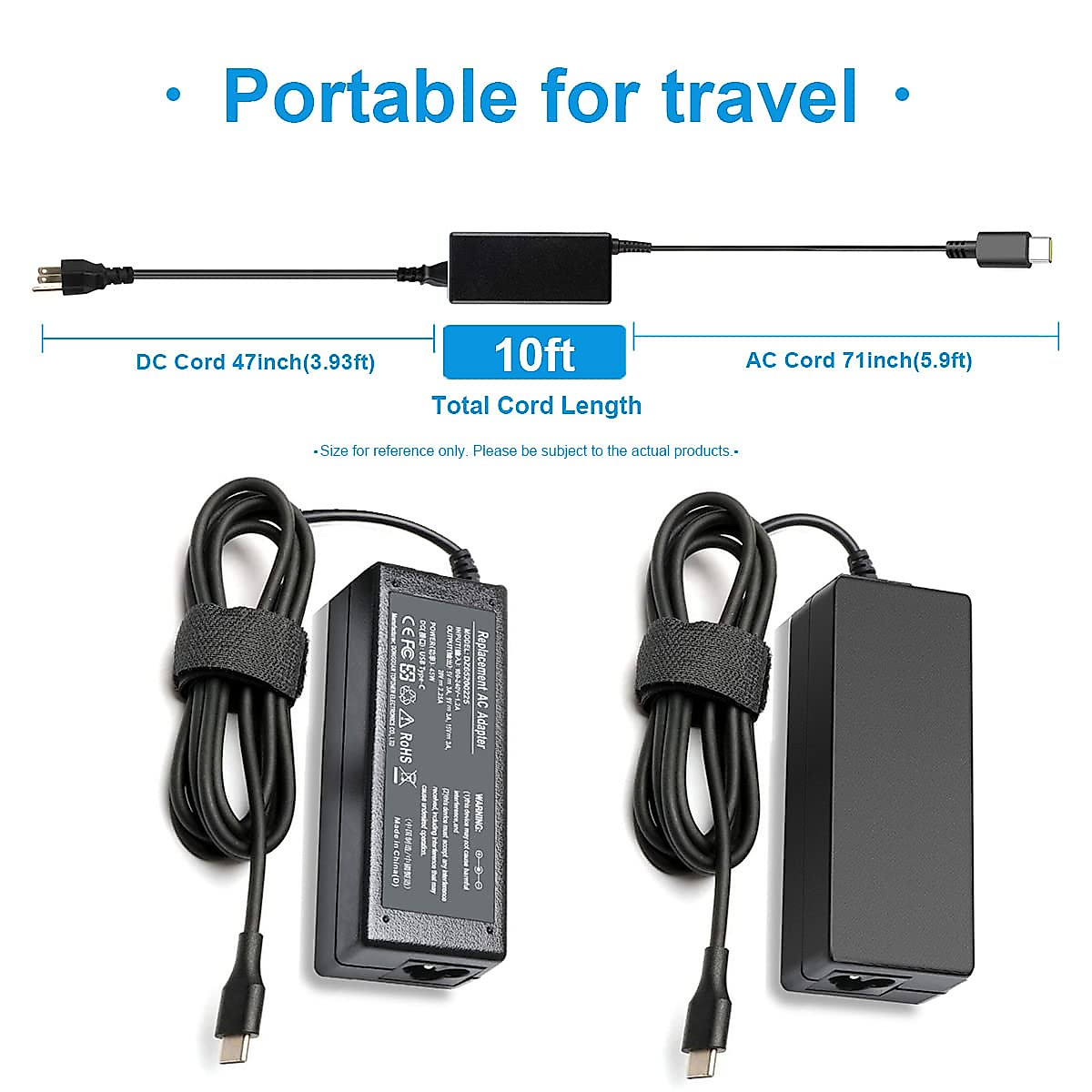 USB-C Docking Station Laptop Charger 45W for Dell Adapter XPS 13 9360 9365 9370 9333 9380 Inspiron 14 7437 Latitude 7390 2in1 7275 7370 5175 5285 5290-2in1 LA45NM150 04RYWW 0HDCY5 Type C (USBC)