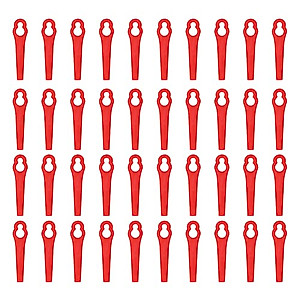 Zopsc 40Pcs Plastic Set Replacement for Cordless Grass Trimmer Strimmer, Easy to Installar, Lawnmower Trimmer Grass Cutter Tools
