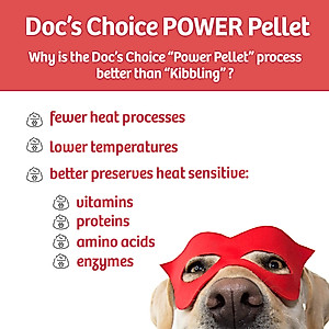 Doc's Choice Premium Adult Chicken Dry Dog Food - Great for Adults and Seniors, Veterinarian Developed, No Fillers/Artificial Ingredients, Made in The USA