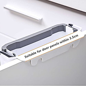 2Pack Hanging Trash Can | TOZSEN Compost Bin for Kitchen for Cabinet Car Bedroom Bathroom Kitchen Office Indoor Compost bin | 2.4 Gallon