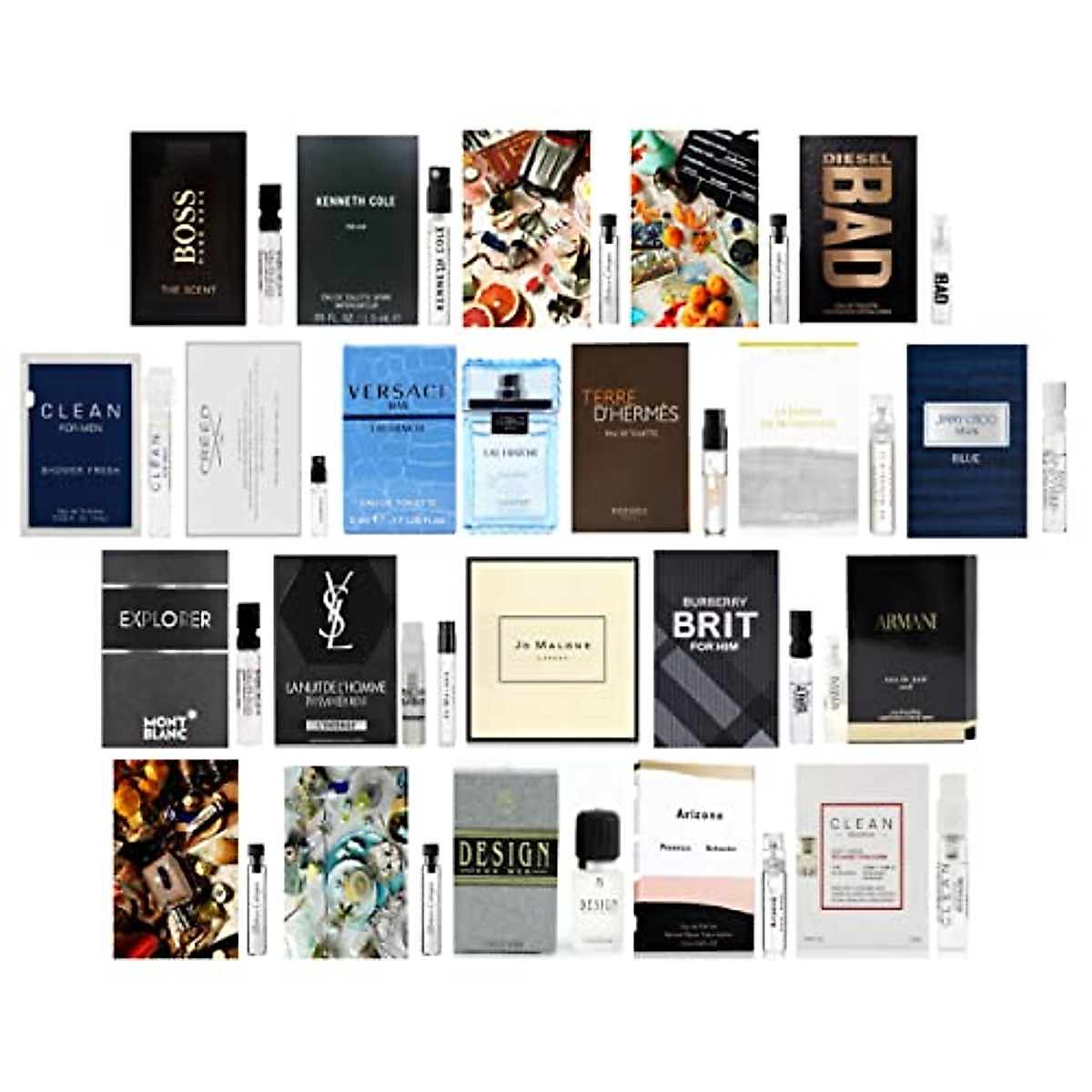12 Men's Designer Cologne Sample Vial