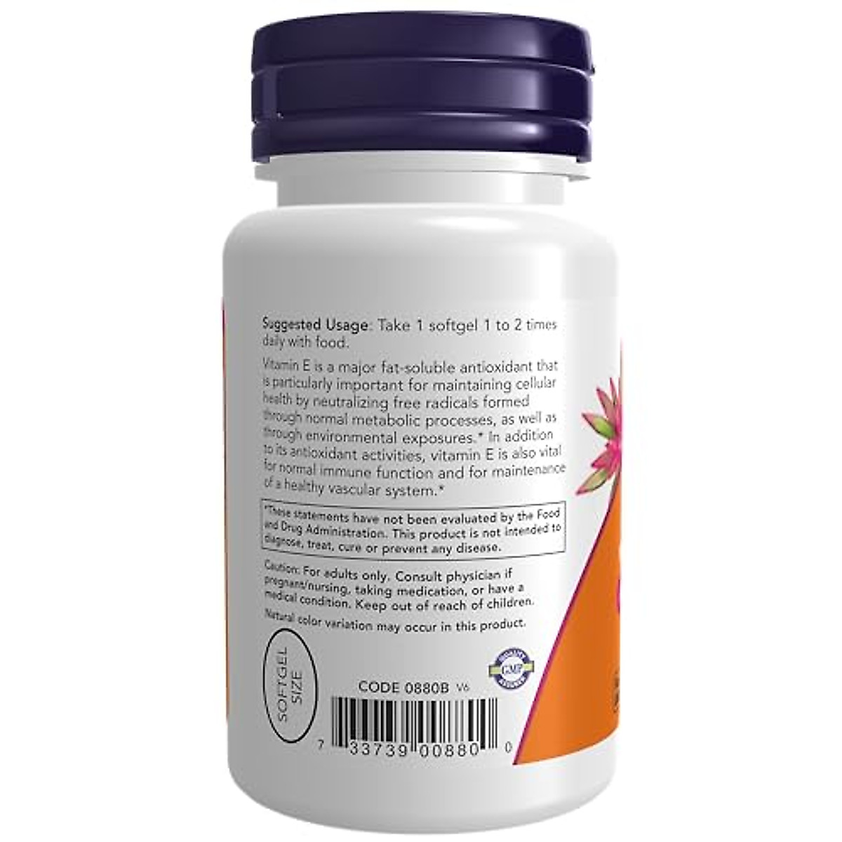 NOW Supplements, Vitamin E-200 IU Mixed Tocopherols, Antioxidant Protection*, 100 Softgels