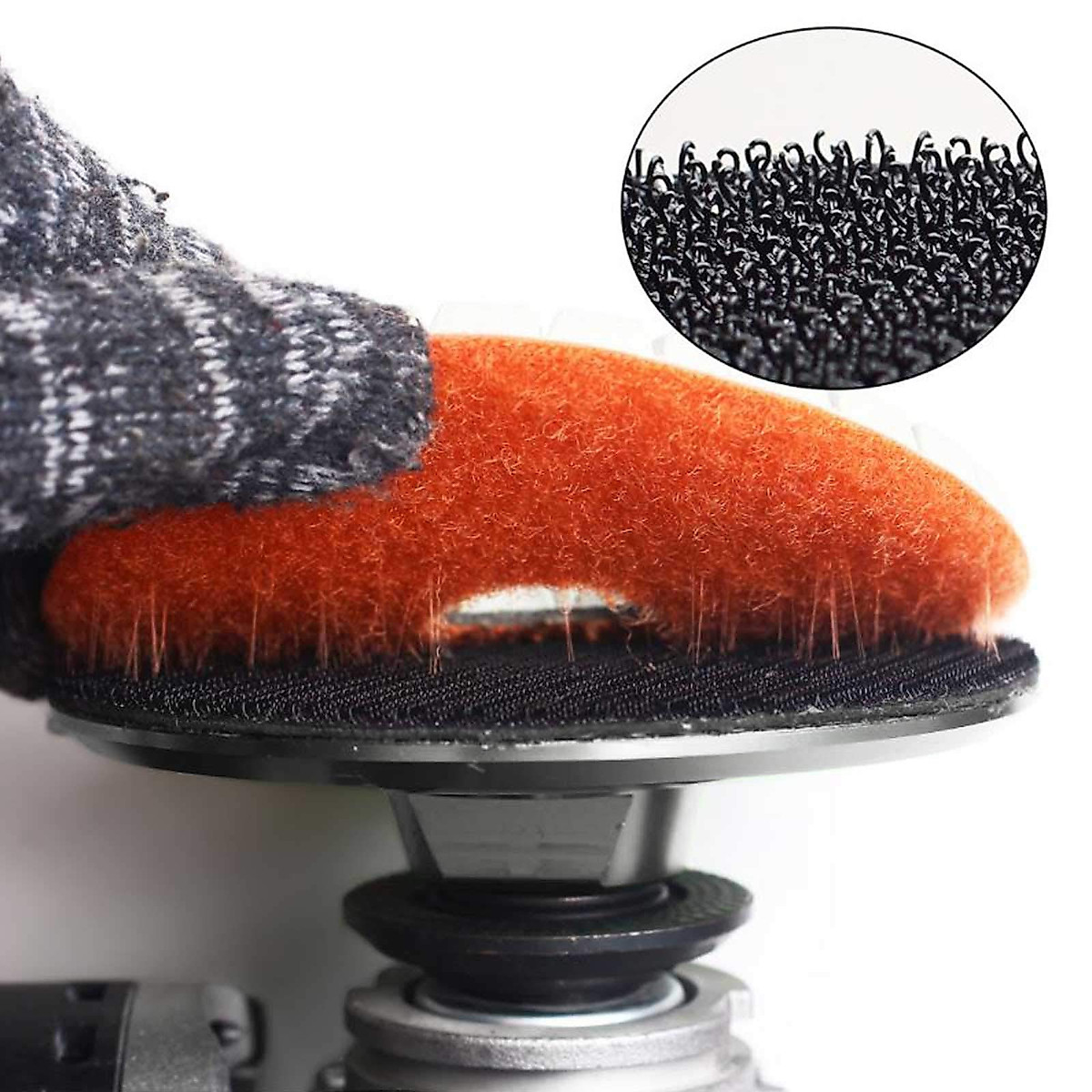 4 Inch Polishing Backing Pad Heavy-Duty Aluminium Backer for Diamond Polishing Pad Holder Hook and Loop Connector 5/8"-11 Thread…