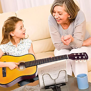 CNBLUE Acoustic Guitar Beginner Dreadnought Acoustic Guitar 30 inch Kids Guitar 1/2 Size Mini Guitar Folk Small Guitar Steel Strings With Gig Bag yellow