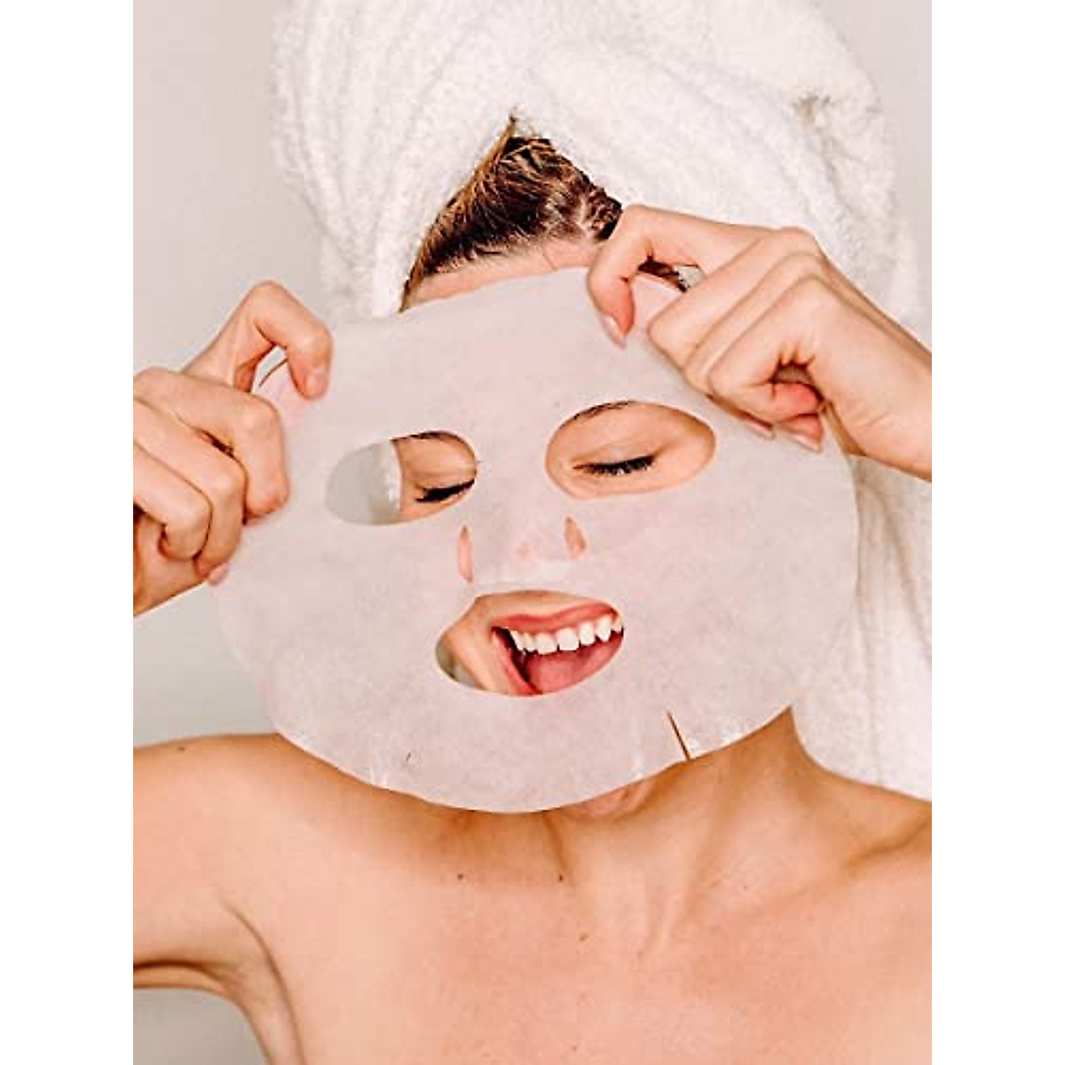 ParadiseGal 10 Face Masks Korean Skin Care - Soothing Collagen Infuser with Rice, Coenzyme Q10, Niacinamide, Ceramide | Best face mask skin care for all skin types (Soothing)