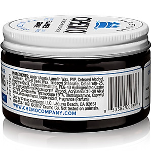 Cremo Mens Hair Paste - Premium Barber Grade Thickening Paste with High Hold and Low Shine, 4 Oz