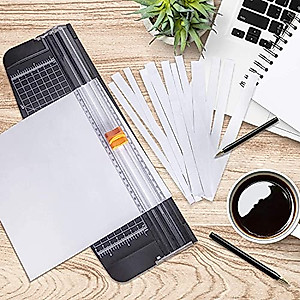 A4 Paper Cutter，Paper Trimmer Guillotine with Automatic Security Safeguard Scrapbooking Tool for Cutting Paper Photographs or Labels Office Home Manual, Black