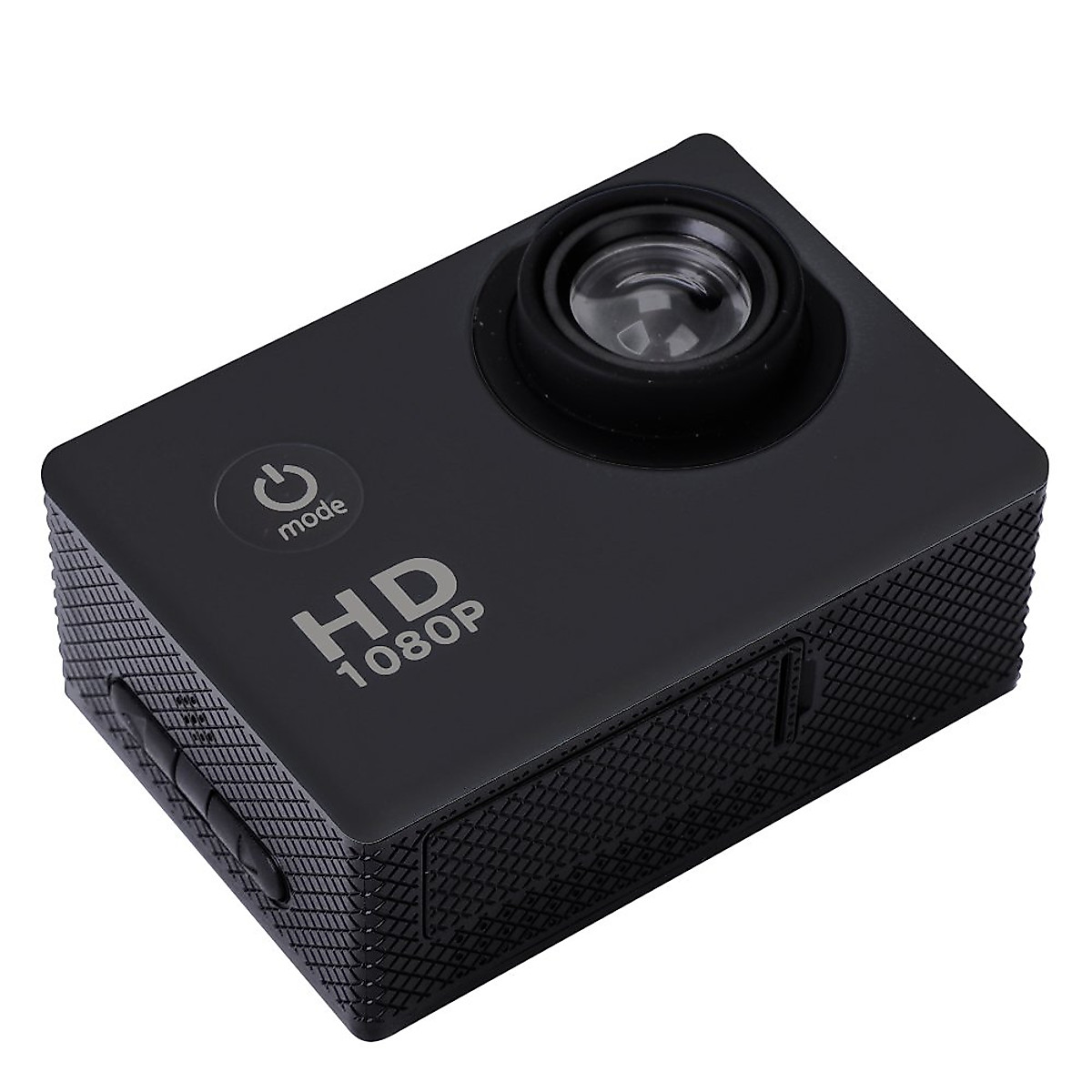 Jopwkuin Motion Camera, Removable Battery 1080P 140° Wide Angle 30m Waterproof HD Camera Loop Recording Automatic Exposure for Outdoor Activities(Black)