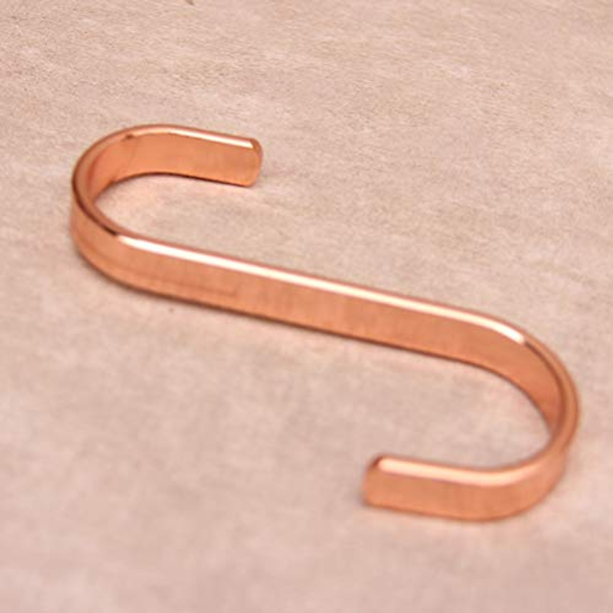 TOPBATHY 6pcs S Shaped Hook Heavy Duty S Hooks Rack Hangers Hanging Hangers Hooks for Bedroom, Supermarket,Bathroom, Kitchen and Office: Pan, Pot, Coat, Bag,Towels, Plants(10cm Rose Gold)