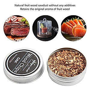 VGEBY 8PCS Smoking Wood Chips, Whiskey Wood Chips Cocktail Smoker Kit for Beginners Professional Bartenders