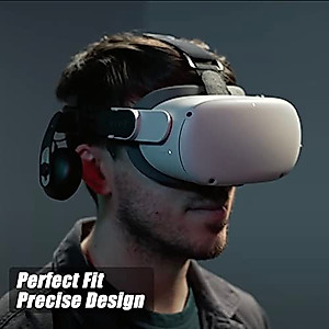 Headset Adapter Deluxe Audio Strap Kit Compatible with Meta Oculus Quest 2 DAS HTC Vive (V2) FrankenQuest 2