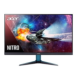 Acer Nitro VG271U Pbmiipx 27" WQHD (2560 x 1440) IPS AMD Radeon FREESYNC Gaming Monitor, 144Hz, VESA Certified Display HDR400, DCI-P3, (2 HDMI 2.0 & 1 Display Port), Black