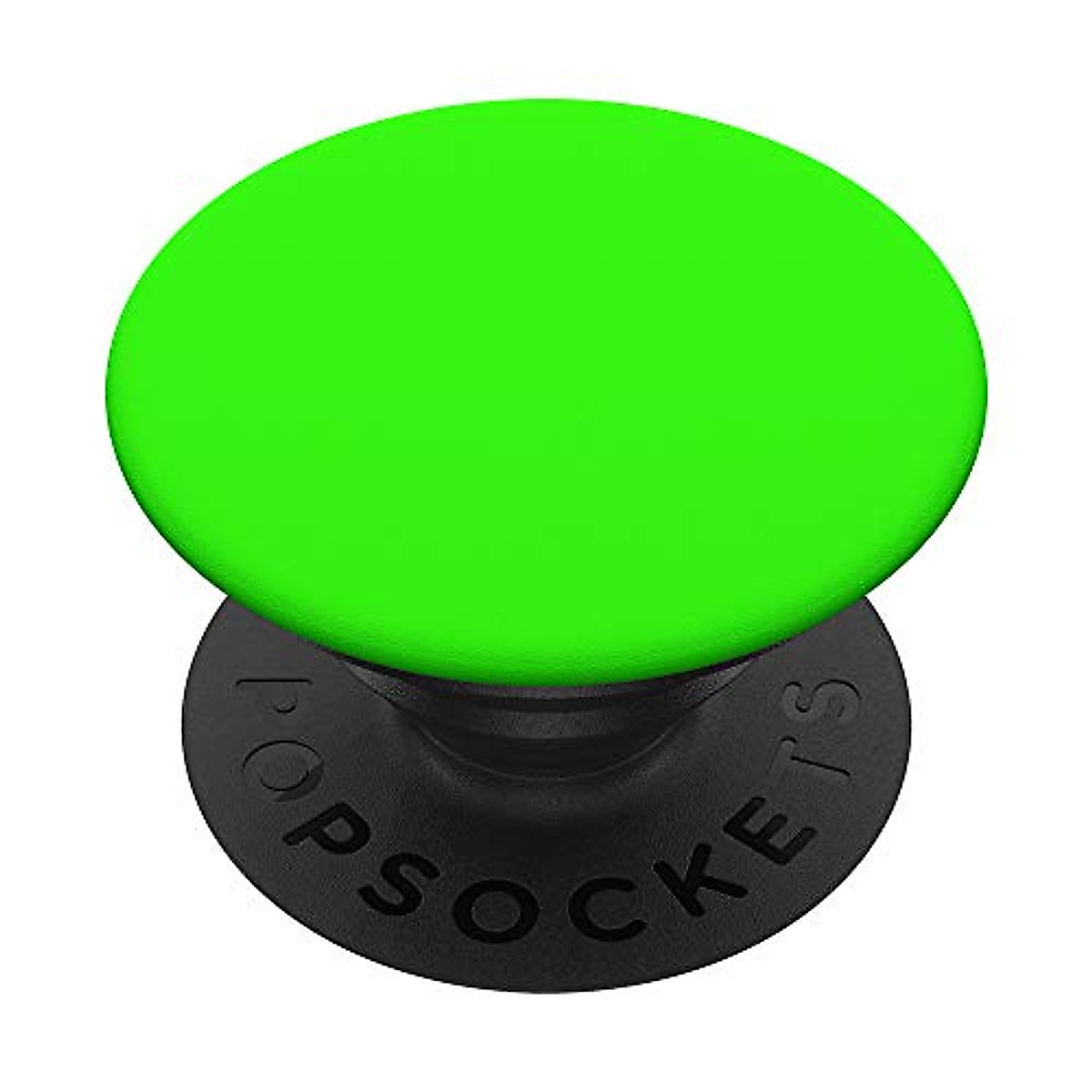 Neon-Green: Cute Minimalist Simple Solid-Color PopSockets PopGrip: Swappable Grip for Phones & Tablets