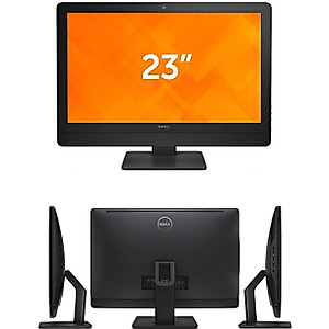 Dell OptiPlex 9030 All-in-One Desktop Computer 23 Wide Viewing Angle AIO PC, FullHD 1920x1080, Windows 10, Intel Core i5-4590S 3.00GHz, 8GB RAM, 120GB SSD, Webcam, DualBand WiFi, Bluetooth (Renewed)