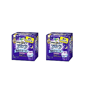 KAO Laurier Sanitary Napkin Super Guard Shorts Type 5 Piece (2)