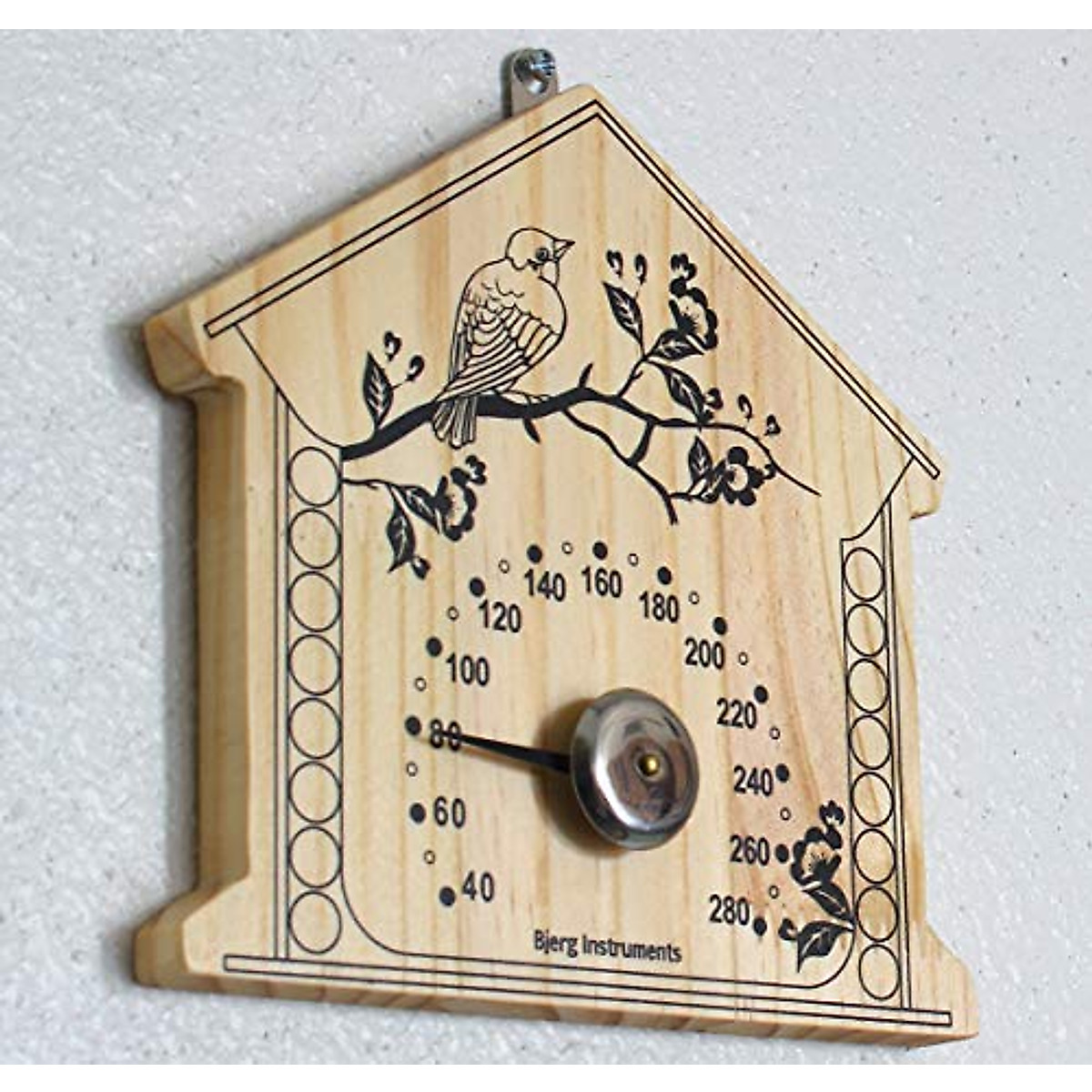 Bjerg Instruments Sauna Thermometer Temperature Measurement Device for Sauna Room