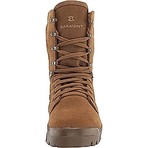 GARMONT TACTICAL T8 Bifida Military Combat Boots for Men and Women, Army, Air Force, AR670-1 Compliant Footwear, Suede Leather, Multi-Terrain Shoes, Coyote, Size 10.5