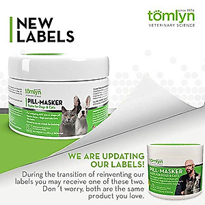 TOMLYN Pill-Masker Original Bacon-Flavored Paste for Dogs & Cats, 4oz