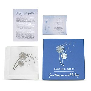 Unique Sympathy Gift for Loss - Handkerchief Cotton - Soft Handkerchief In Memory of Loved One Gifts - Bereavement Gifts - Condolence Gifts - Memorial Gifts for Loss of Mother Father