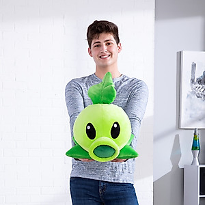 Club Mocchi-Mocchi- Plants Vs Zombies Plush — Plant Peashooter — Squishy Collectible Plushies — 15 Inch