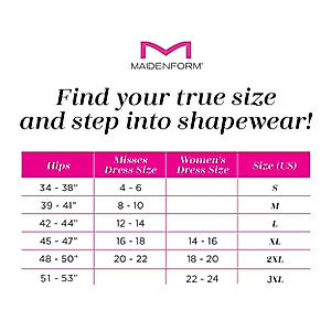 Maidenform womens Nipper Ultra Firm Control Trainer waist shapewear, White, X-Large US